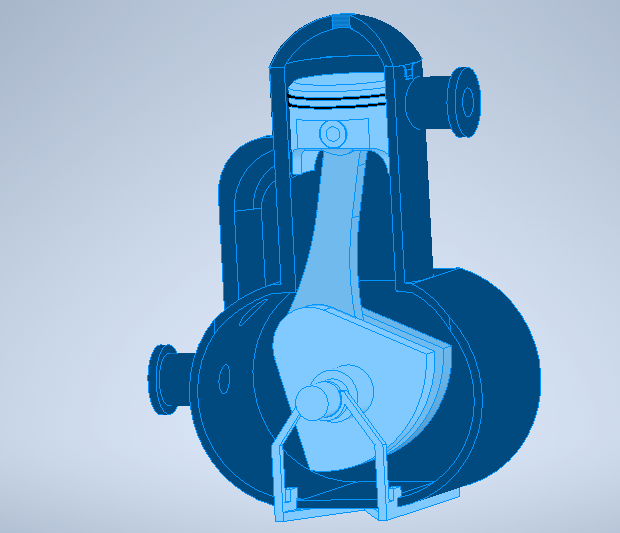 Free STL file model engine model engine 2 stroke 👽 ・Object to download ...