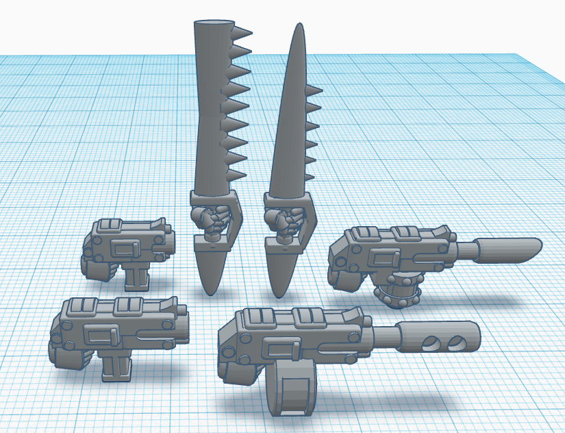 STL file Rivet/Melee Weapons 40K 🔫 ・3D printing idea to download・Cults