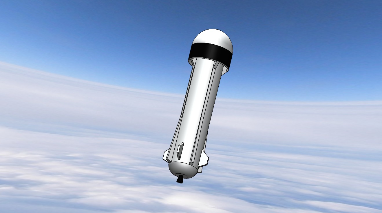 🚀 Blue Origin Rocket・Free STL File for ・Cults