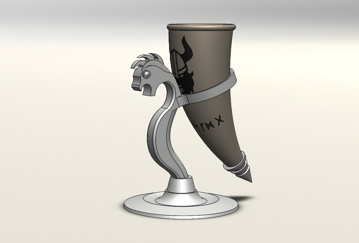 🍹 GIMLI's Drinking Horn・ STL File for ・Cults