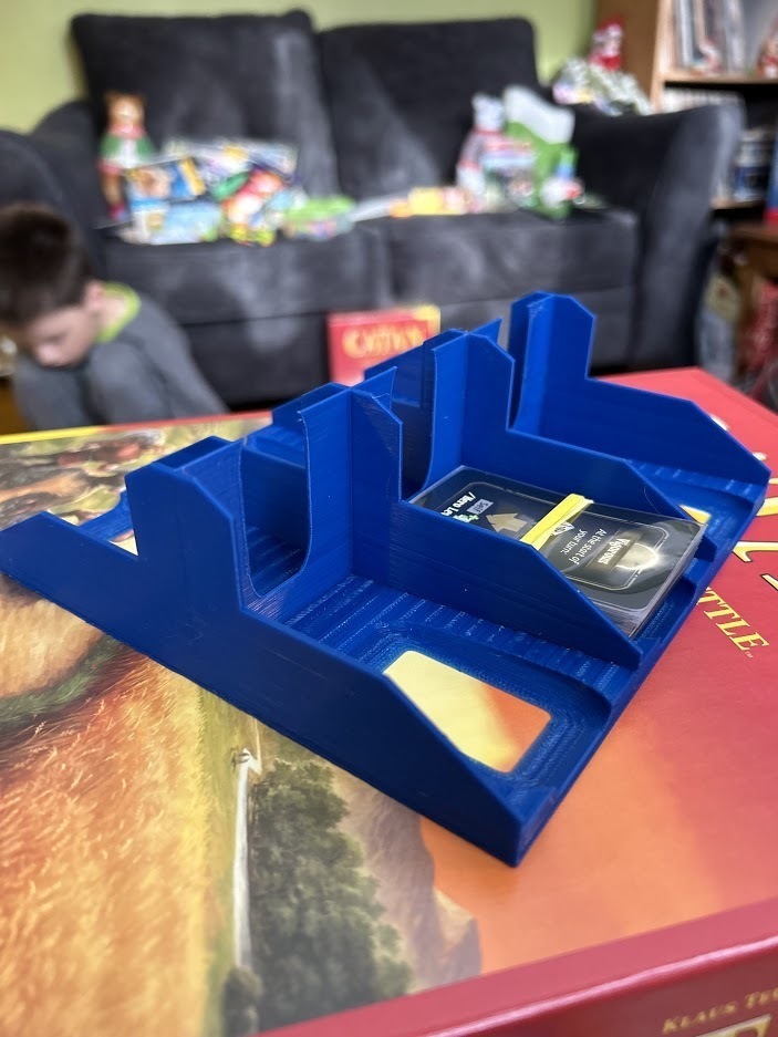 Free STL file Card holder for Mini Euro size cards 48mmx72mm 💶 ・3D ...