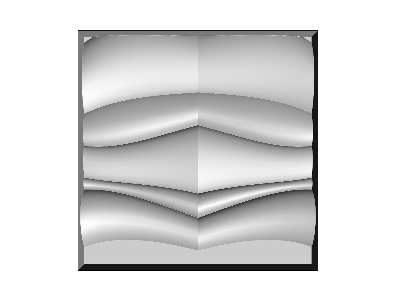 🌊 Abstract wave pattern relief 3d wall panel N01 3D print model・ STL ...