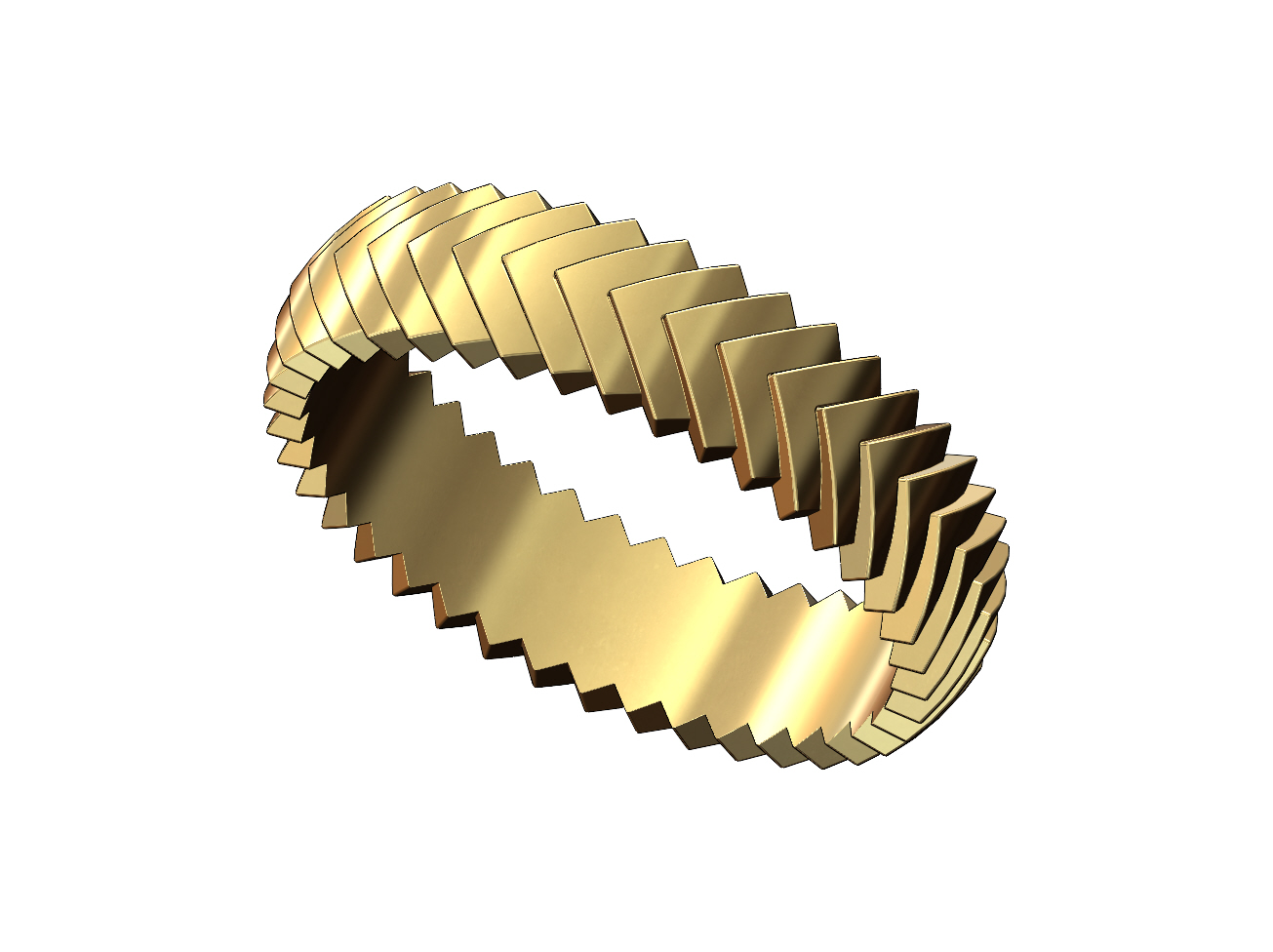 STL file Arrow stacker eternity band US sizes 5to10 3D print model 🏹 ...