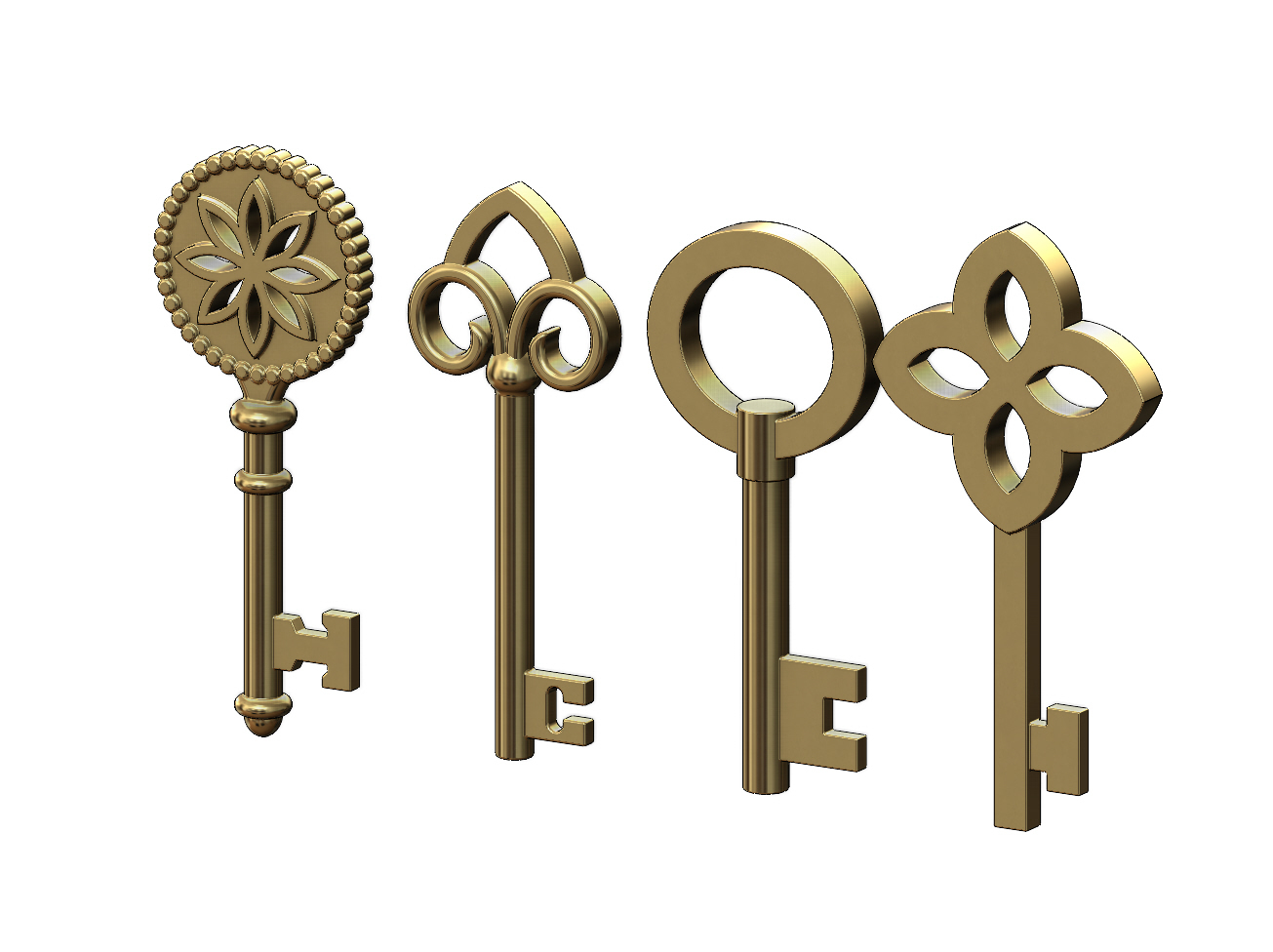 STL file Mix of 12 Key pendants and charms 3D print model 🔑・3D ...