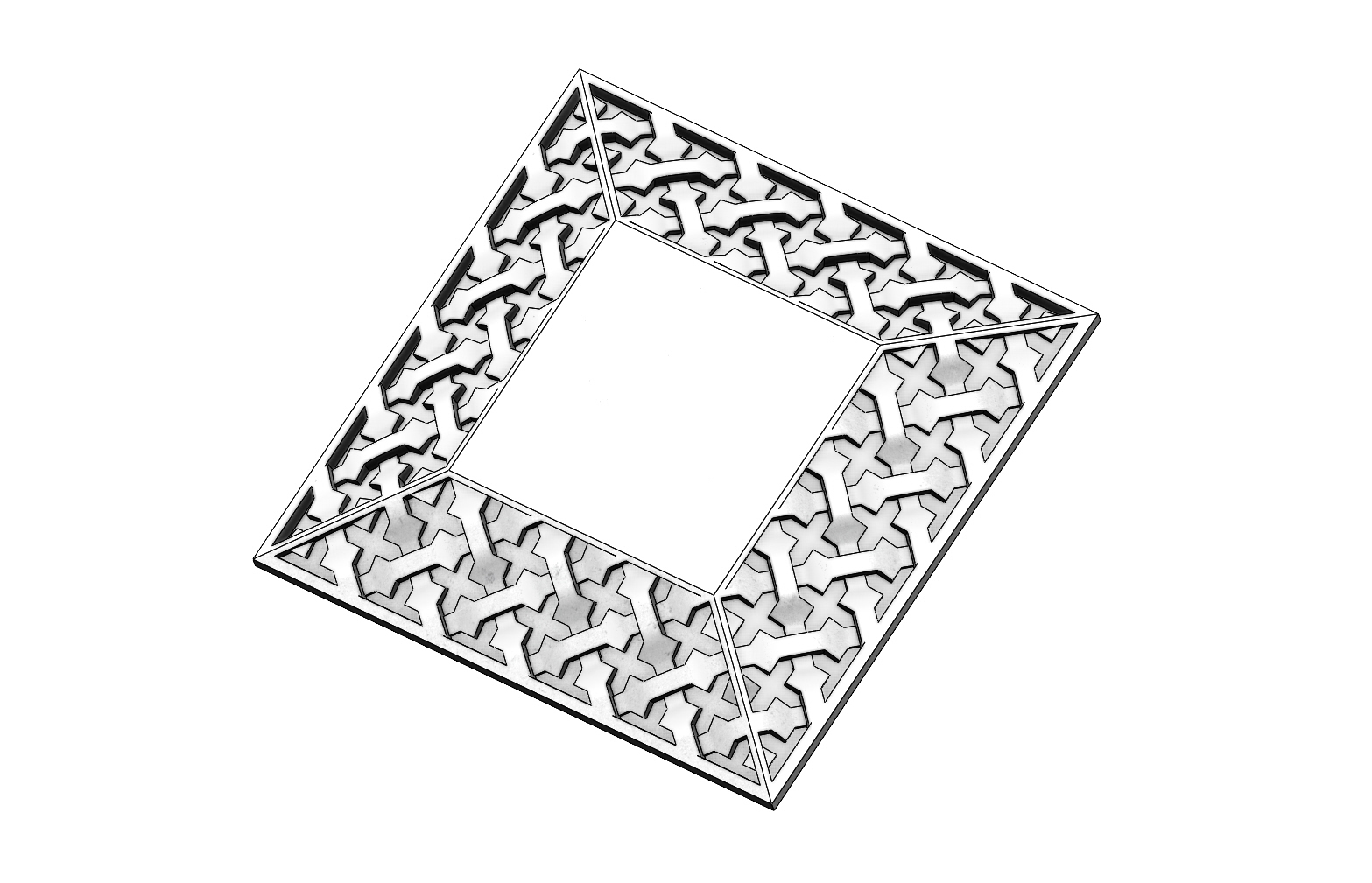 Fichier STL Panneau moucharabieh en arabe 🏛️・Plan imprimable en 3D à ...