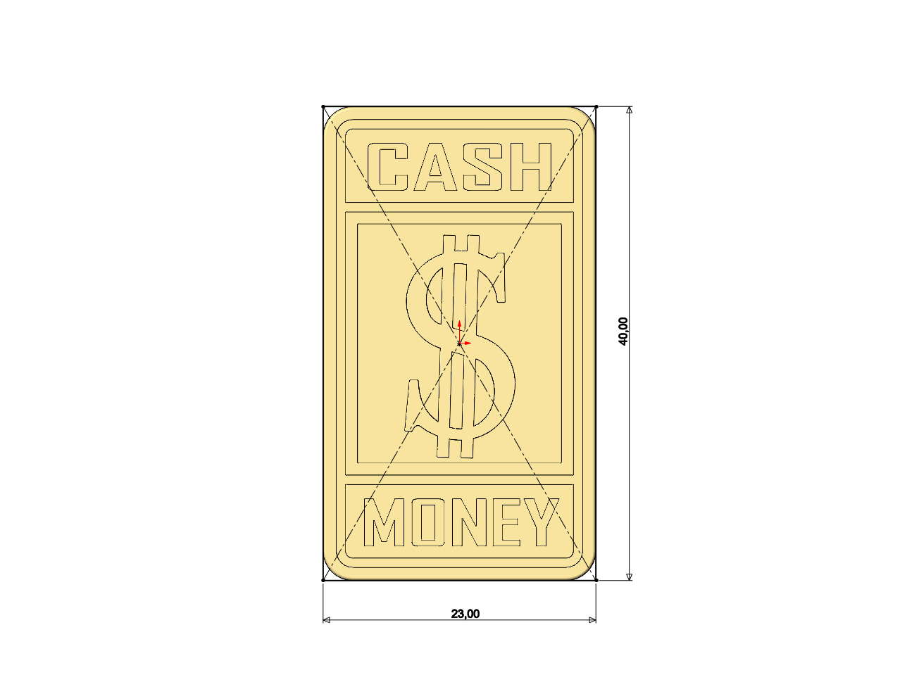 💰 Cash money gold bar 3D print model・ STL File for ・Cults