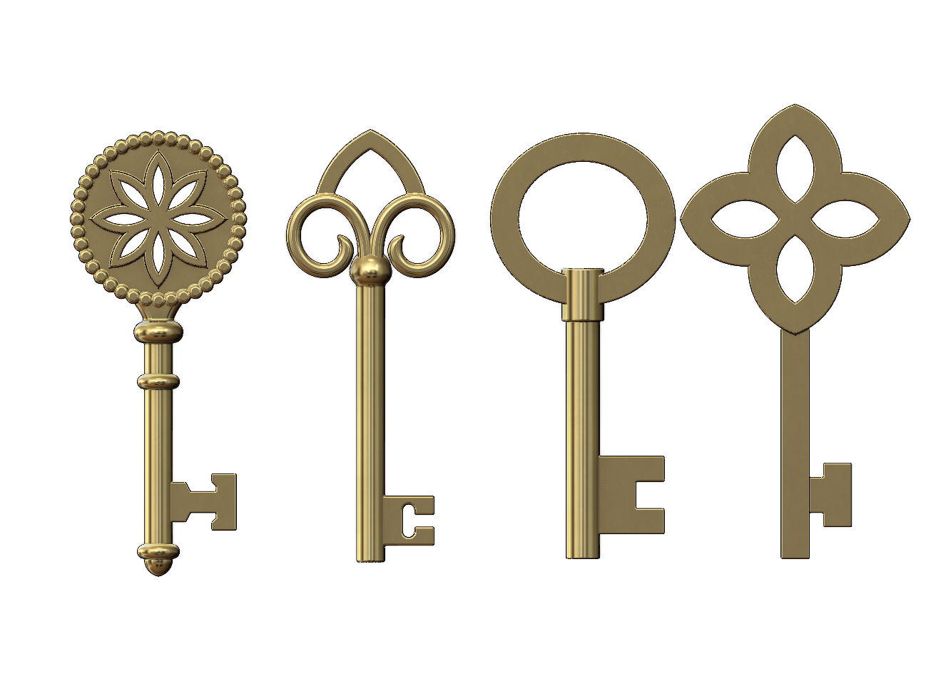 STL file Mix of 12 Key pendants and charms 3D print model 🔑・3D ...