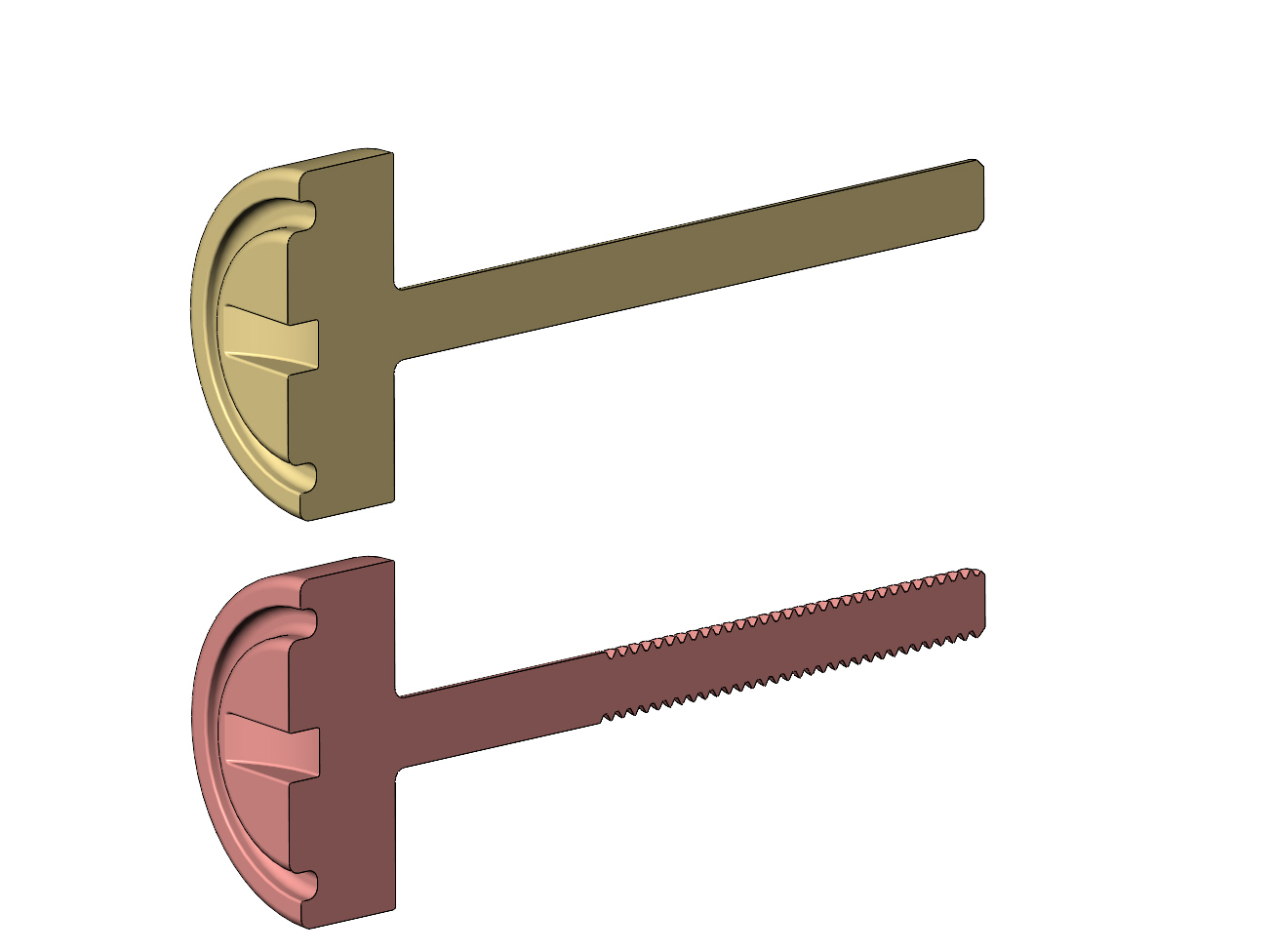 STL file Screw motif stud earring 3D print model 💍 (3MF and STEP)・3D ...