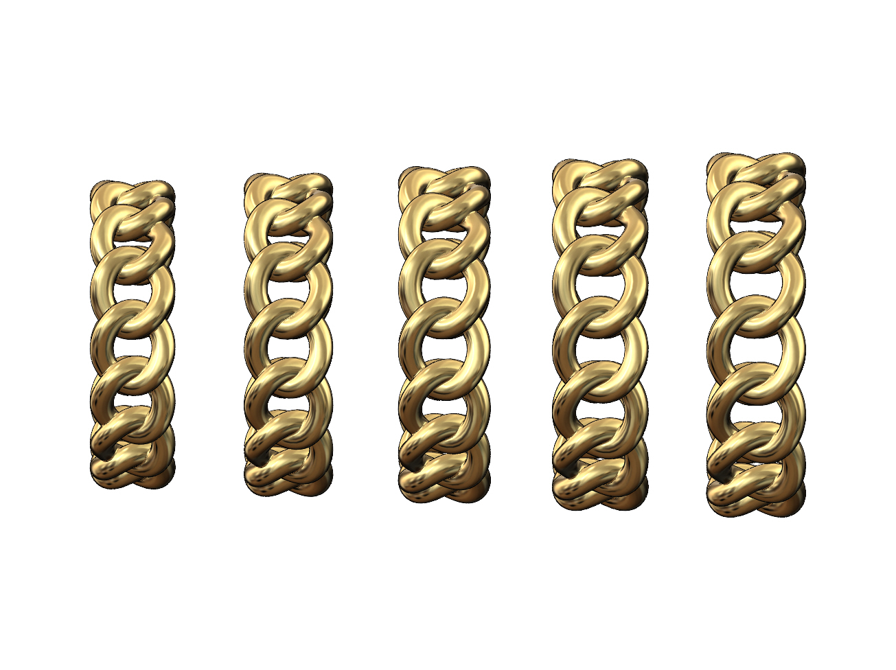 STL file Basic chain link band US sizes 5to9 3D print model 🔗・3D ...