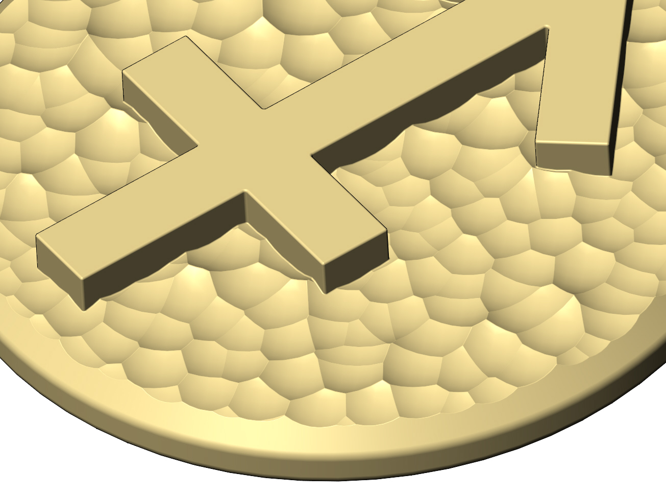 STL file Sagittarius sign coin pendant and charm 3D print model ♐ (3MF ...