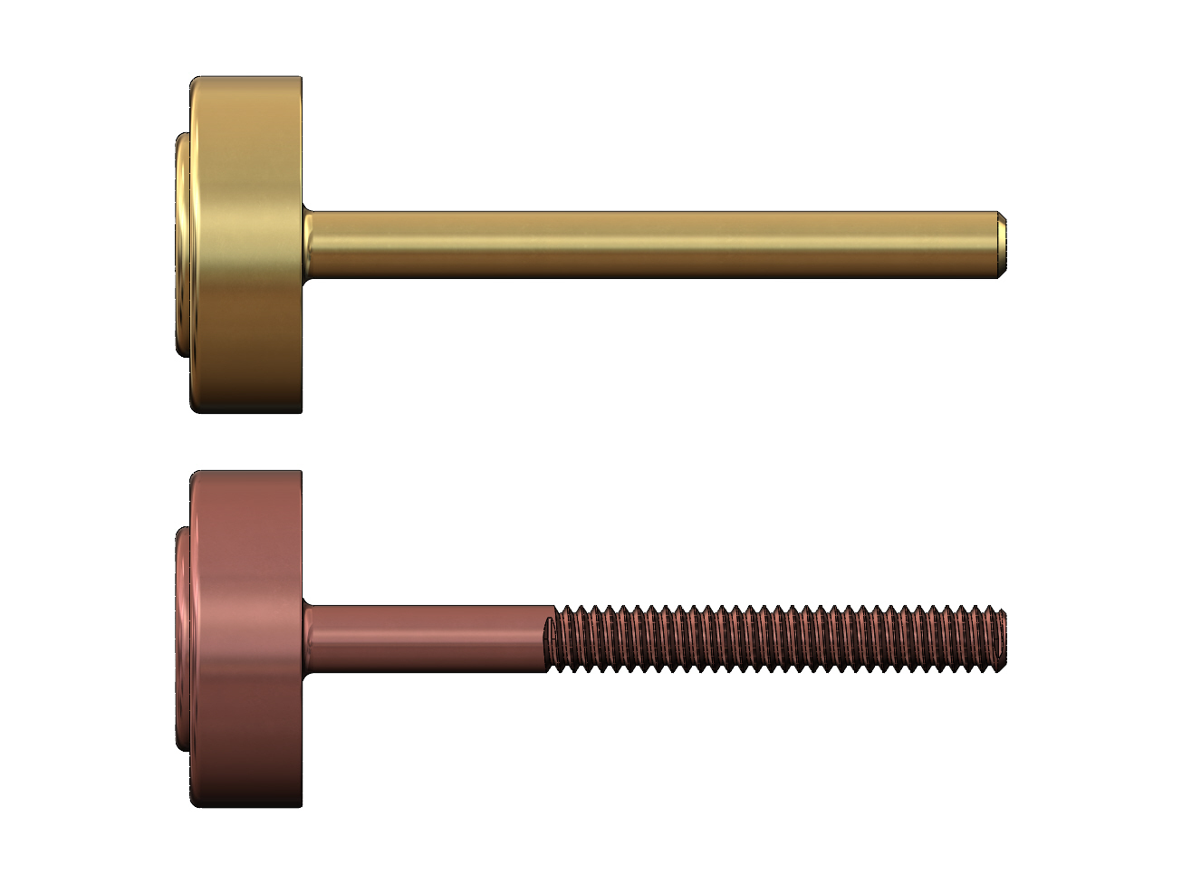 STL file Screw motif stud earring 3D print model 💍 (3MF and STEP)・3D ...