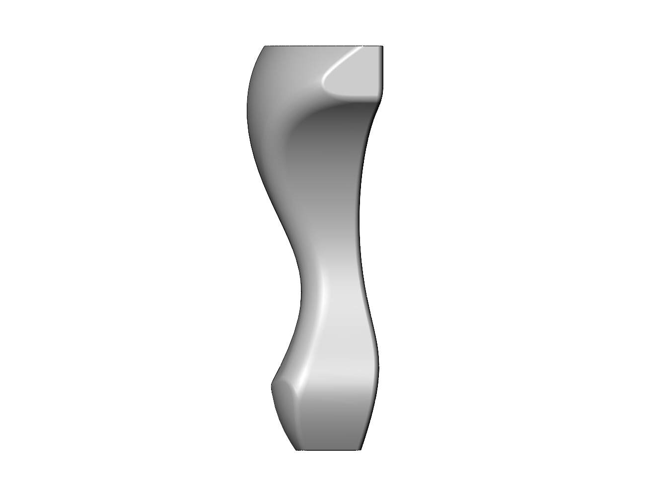 STL file Antique Queen Anne Leg and Feet 3D print model 👸 (3MF and STEP ...