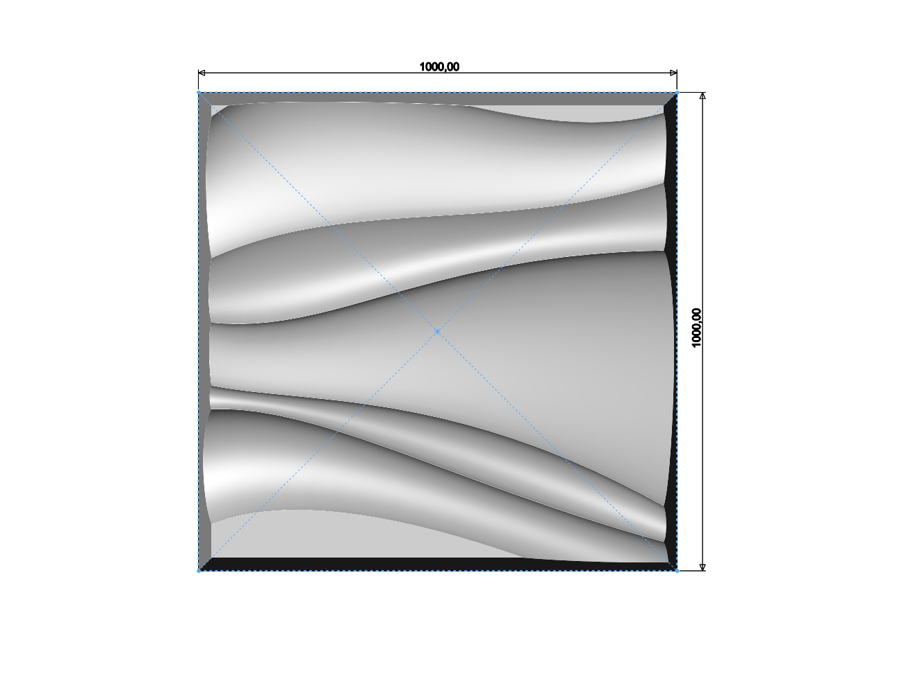 Файл STL 3d wall organic wave decorative panel 3D print model 🌊 (3MF и ...