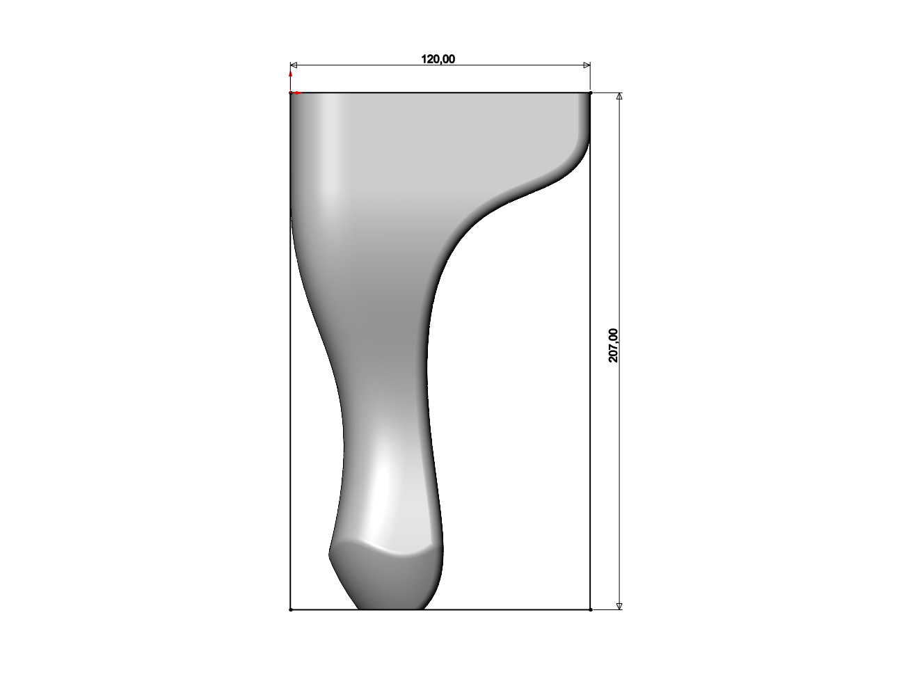 STL file Antique Queen Anne Leg and Feet Relief 3D print model 👸・3D ...