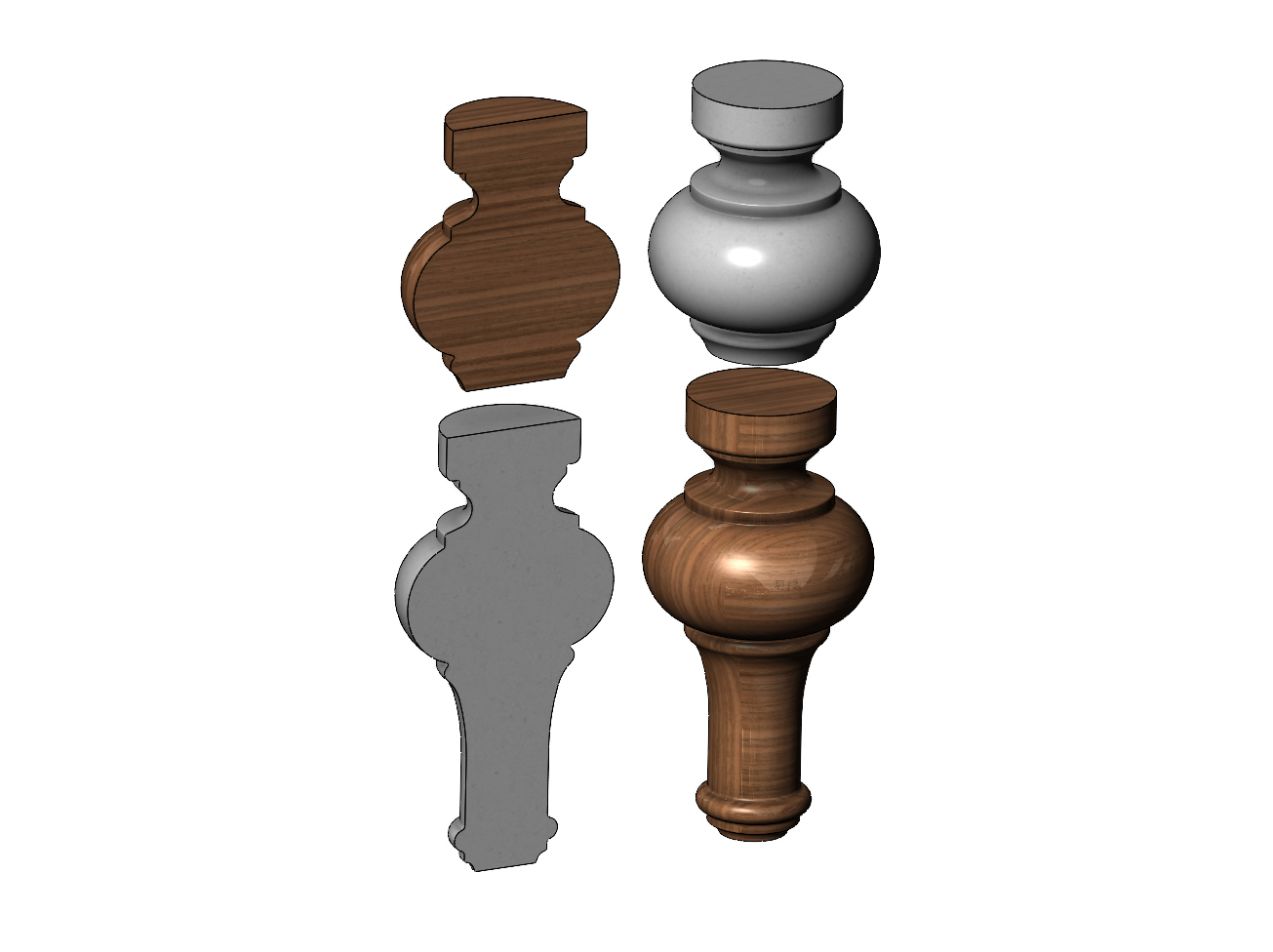 Файл STL Traditional Bun Foot 3D print model 🦶 (3MF)・3D модель для ...