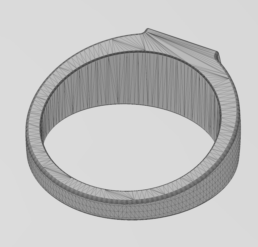 STL file Mercedes benz logo square signet ring US sizes 5to9 3D print ...