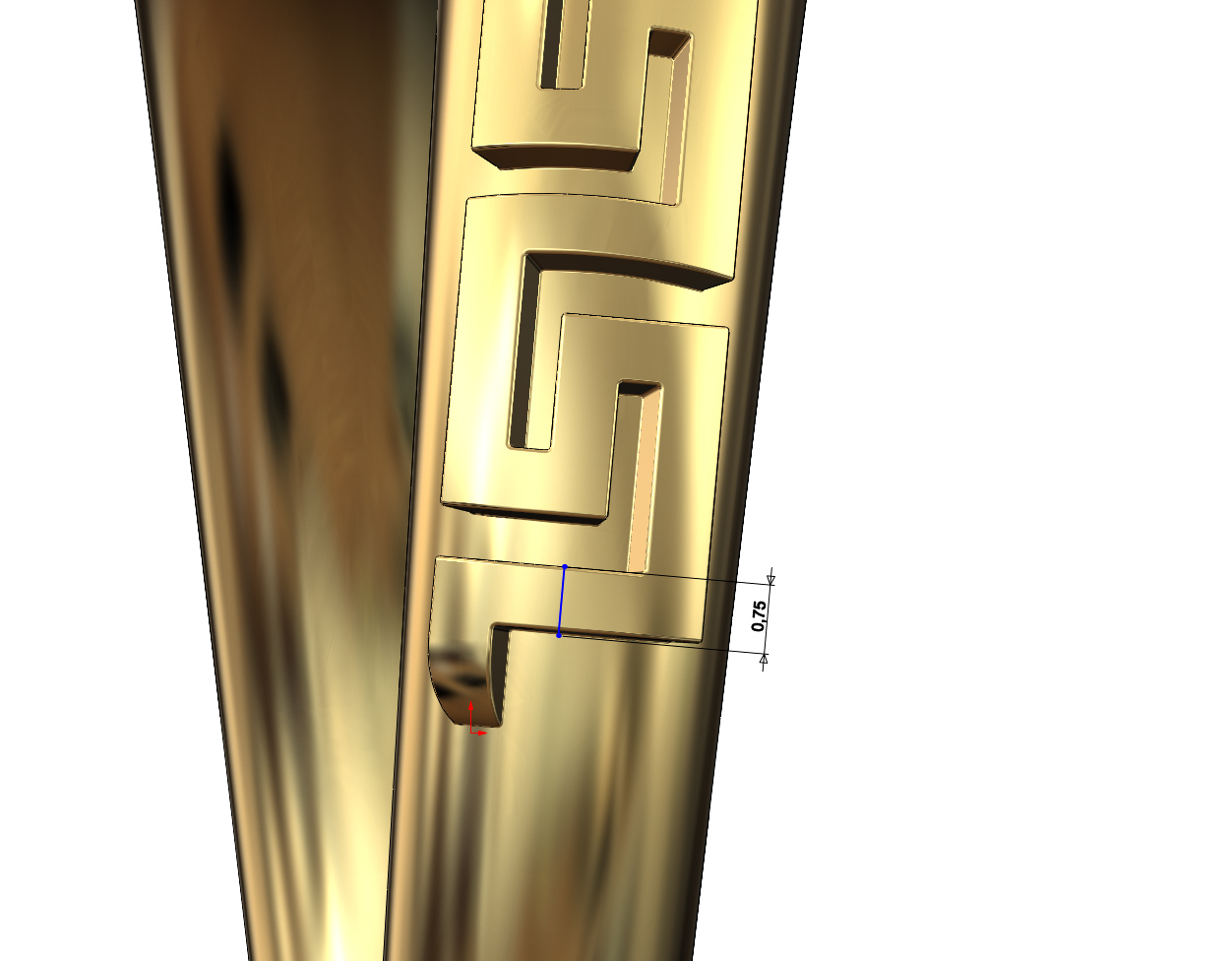 STL file Versace twisted conical rope ring US size 6to9 3D print model ...