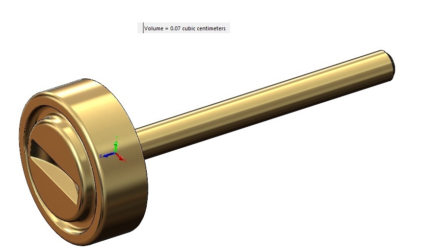 STL file Screw motif stud earring 3D print model 💍 (3MF and STEP)・3D ...