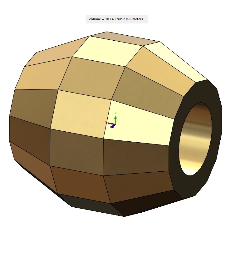 STL file Geometric faceted beads and charms 3D print model 💍・3D printer ...