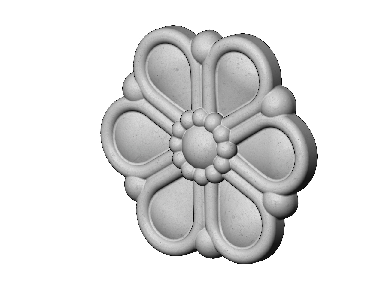 STL file Daisy flower rosette 3D print model 💐 (3MF and STEP)・3D print ...