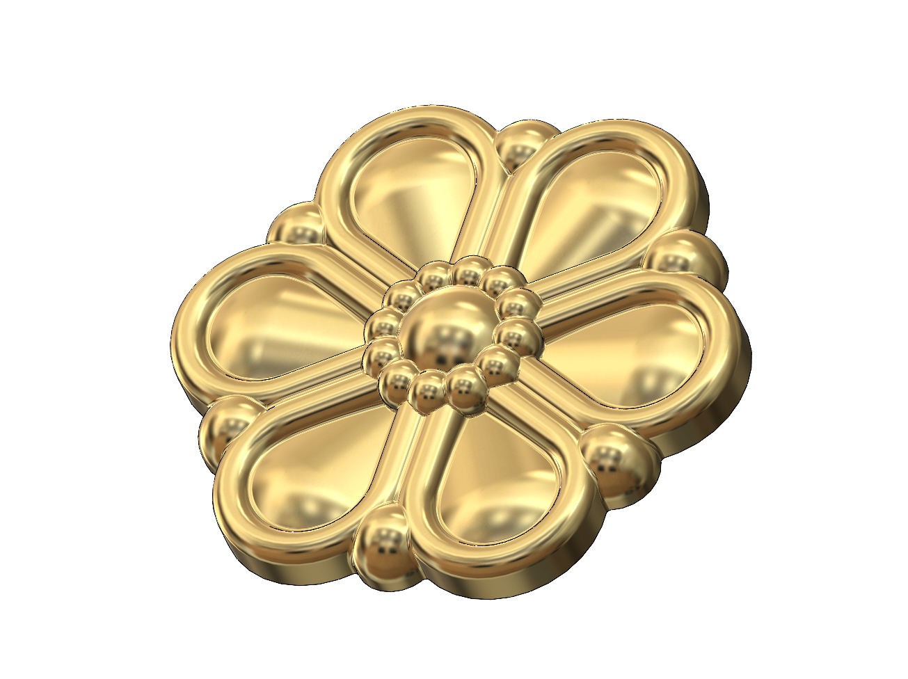 STL file Simple Daisy flower pendants charms 3D print model 💐・3D print ...