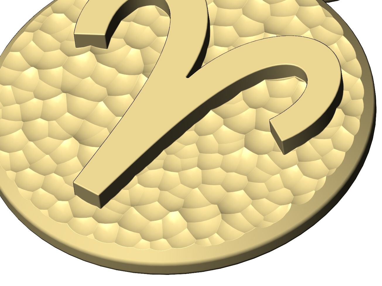 STL file Aries sign coin pendant and charm 3D print model ♈・Model to ...