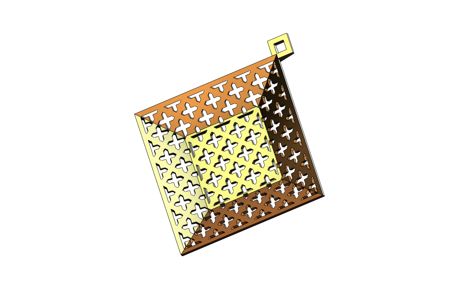 STL file Moroccan beldi style moucharabieh pendant 💍 (OBJ and 3MF ...