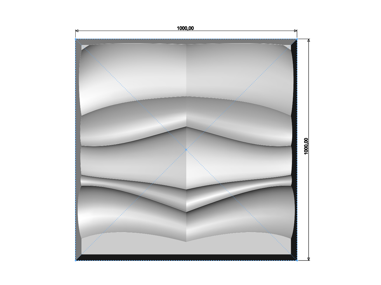🌊 Abstract wave pattern relief 3d wall panel N01 3D print model・ STL ...