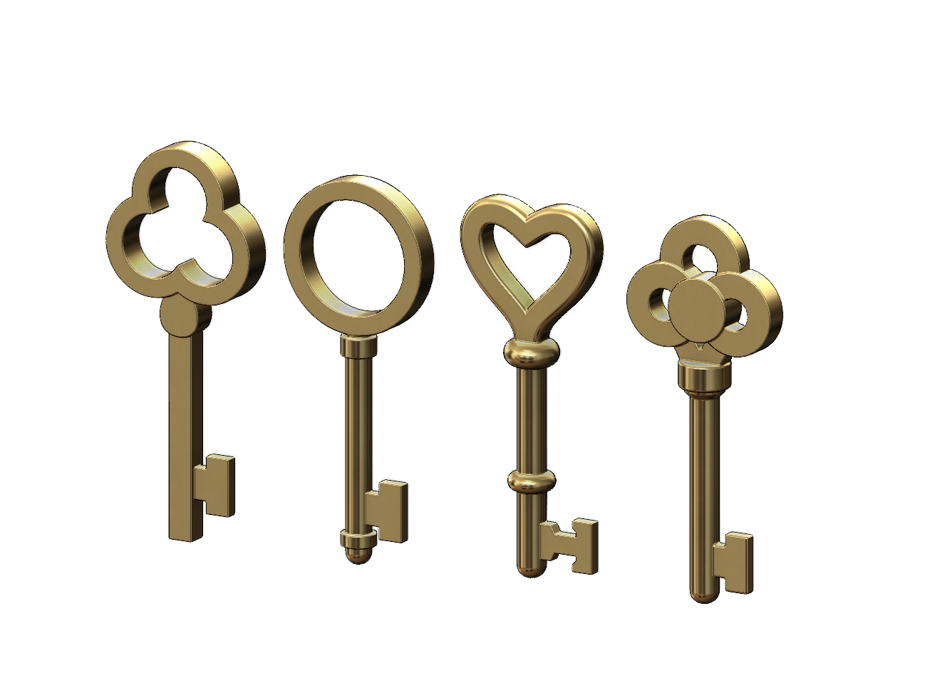 STL file Mix of 12 Key pendants and charms 3D print model 🔑・3D ...