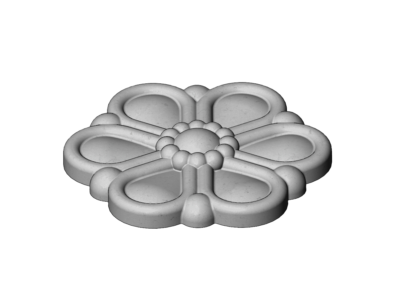 STL file Daisy flower rosette 3D print model 💐 (3MF and STEP)・3D print ...