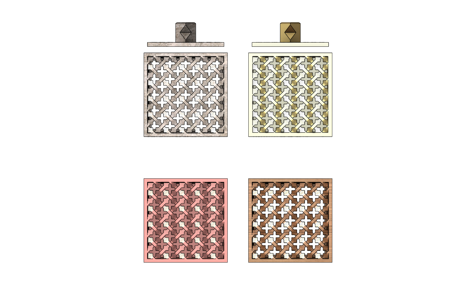 Archivo STL Moucharabieh box and vase 3D print model 📦・Design para ...