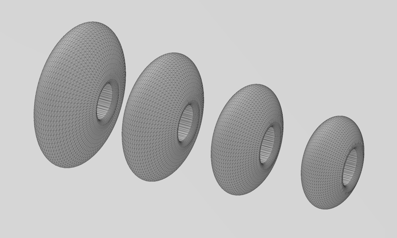 STL file Elliptical bead and bracelet charm sizes 5to8mm 3D print model ...