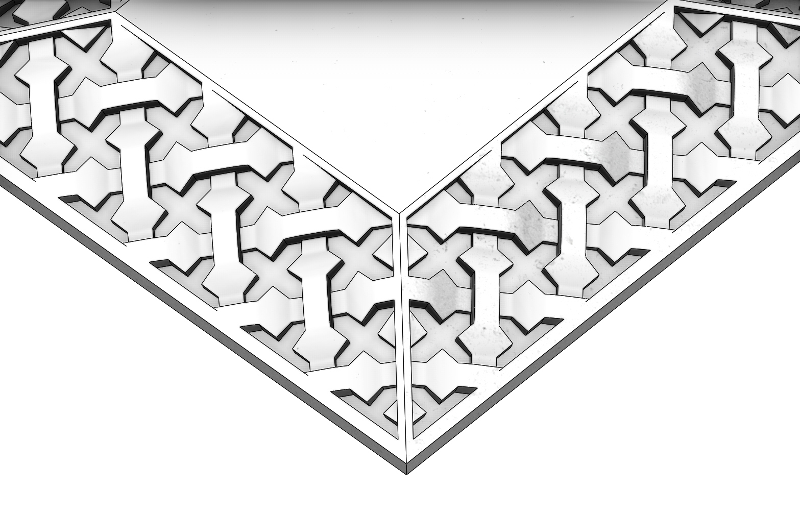 Fichier STL Panneau moucharabieh en arabe 🏛️・Plan imprimable en 3D à ...