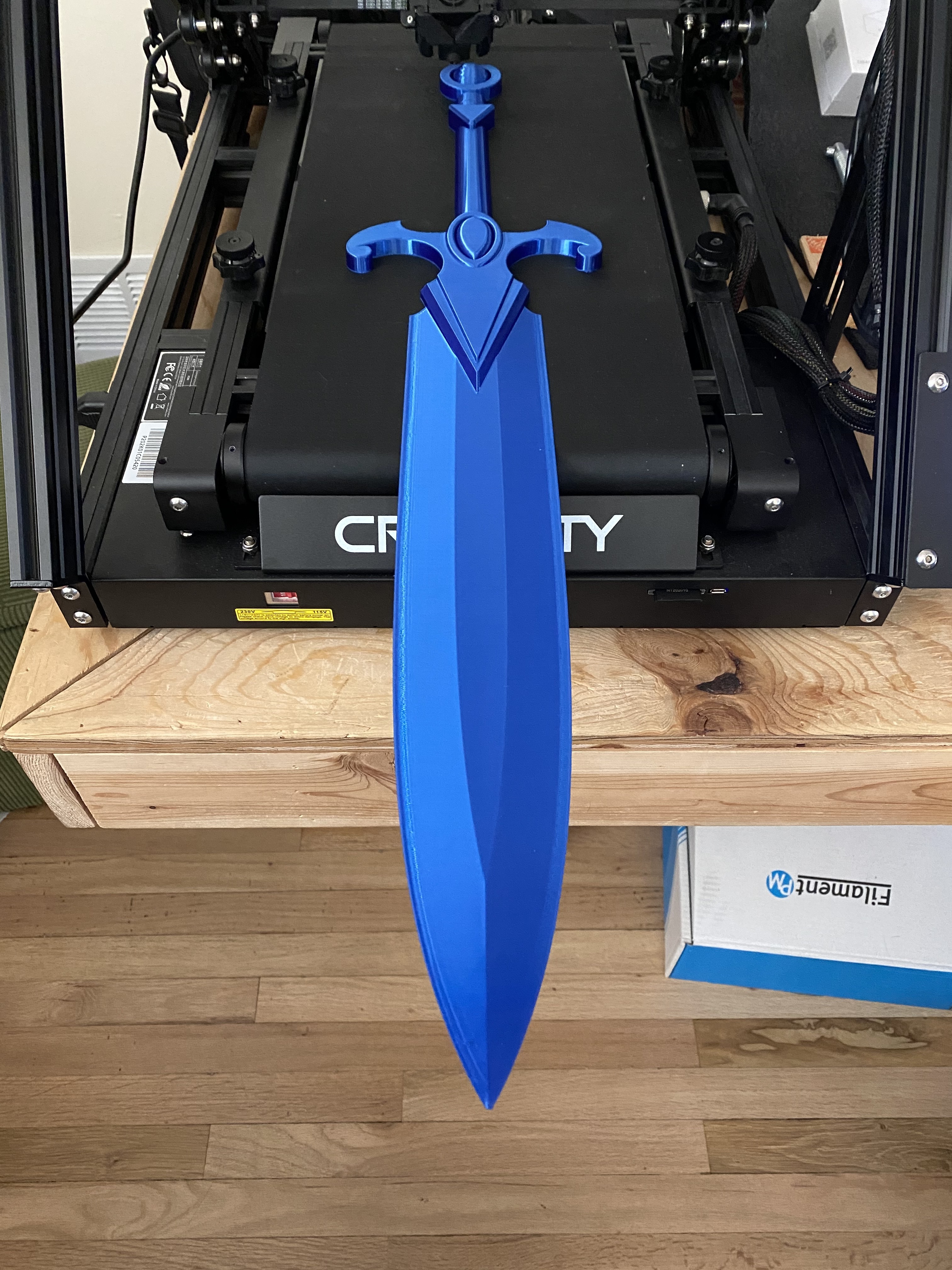 3D printer DnD Short Sword Prop. Cosplay. Full Size. • made with ...