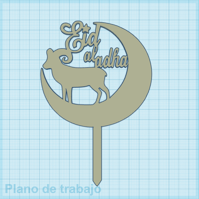 STL file EID AL ADHA 🎉 ・3D printable model to download・Cults