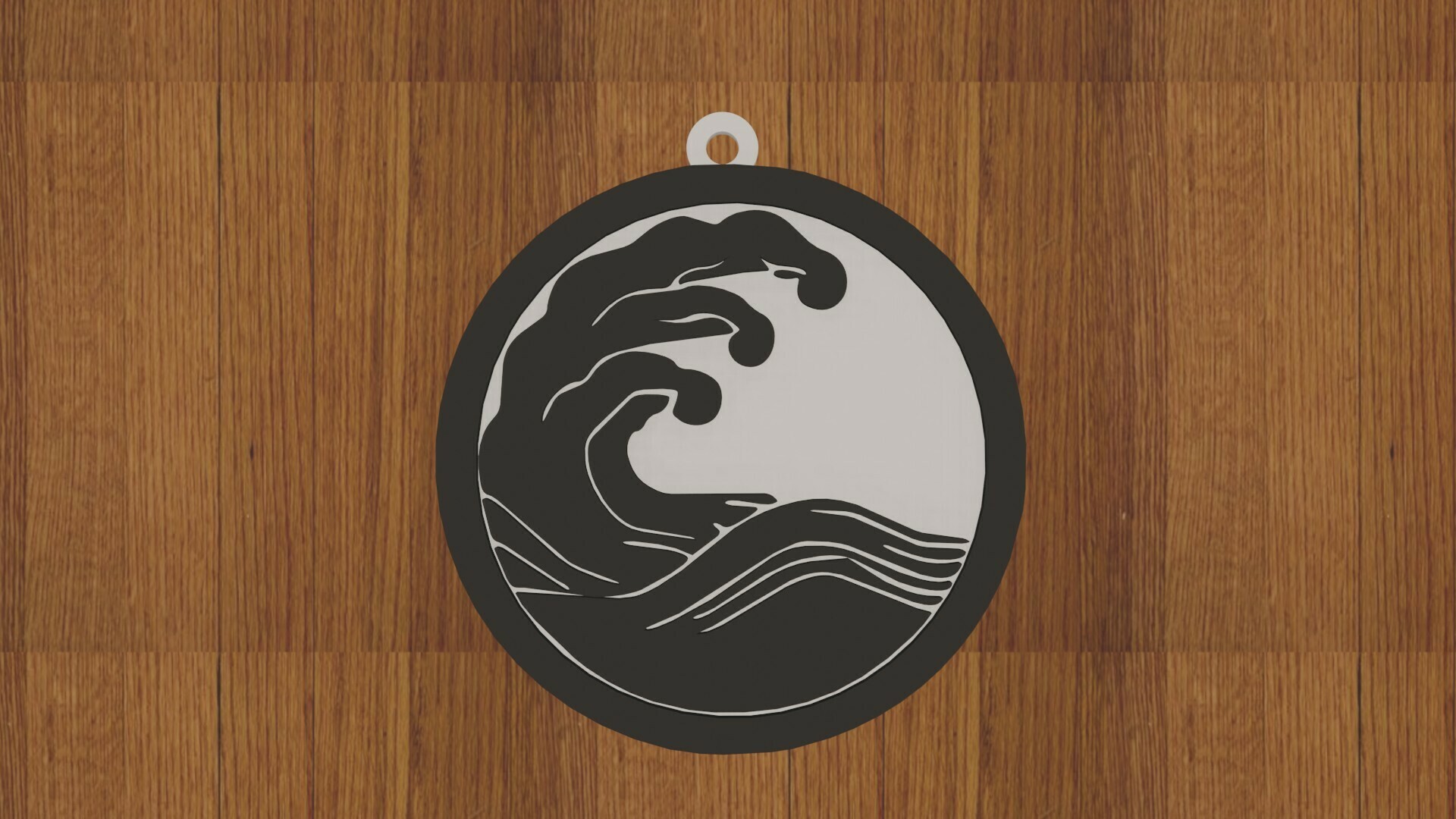 🗝️ KEYCHAIN WAVE・ STL File for ・Cults