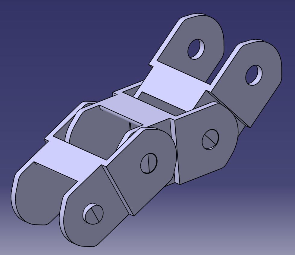 Free 3D file Cable chain 16x20mm, bending to both sides 🔌 ・3D print ...