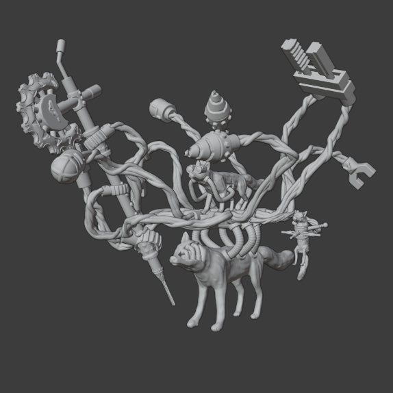🏄 Martian Engine Seer: Surfing the Web・Free STL File for ・Cults