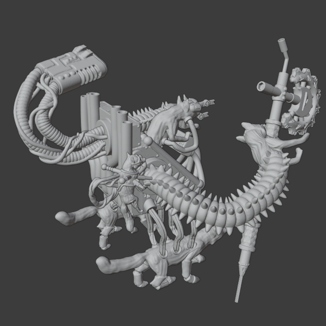 Free STL file Martian Dominator: Priest-Council of Giant Space Foxes 🛰 ...