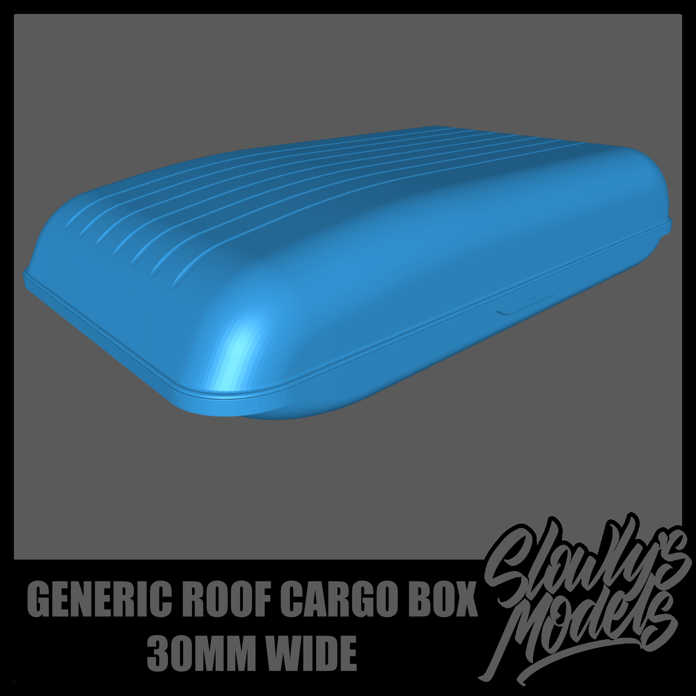📦 Generic Roof Cargo Box・ STL File for ・Cults