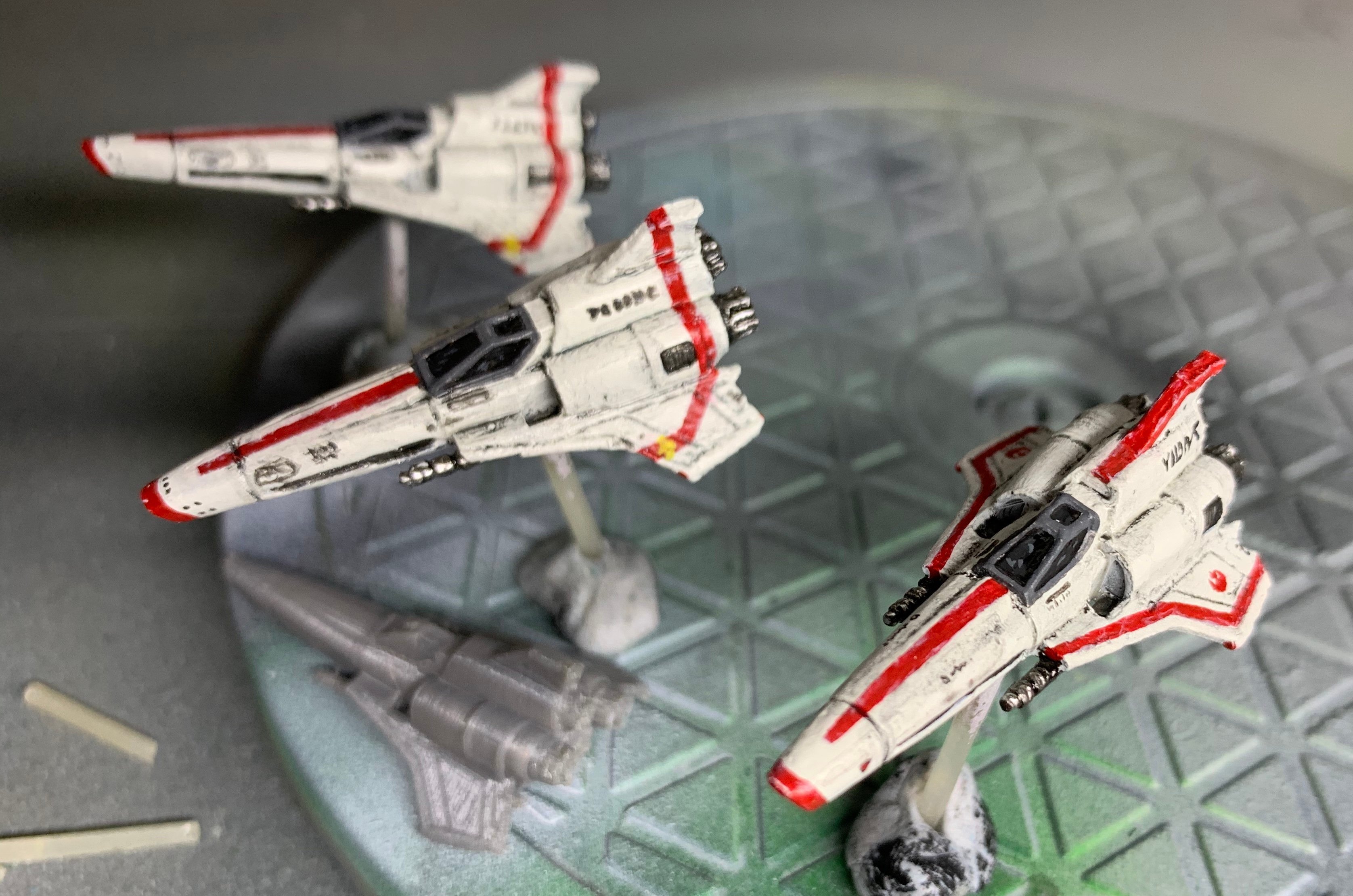 3D printing Viper mk.II Miniature - Battlestar Galactica・Cults