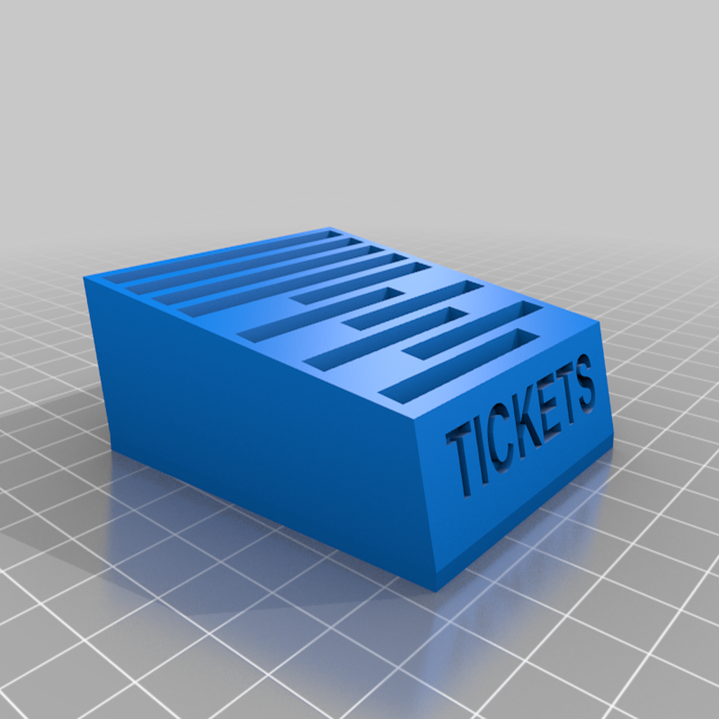 Free STL file Tickets holder / Support Tickets 🚇 ・Object to download ...