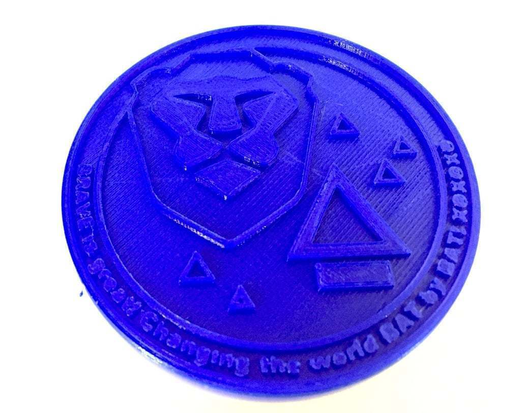 Бесплатный STL файл Brave Coin for the fan 🪙 ・3D-печатная модель для ...