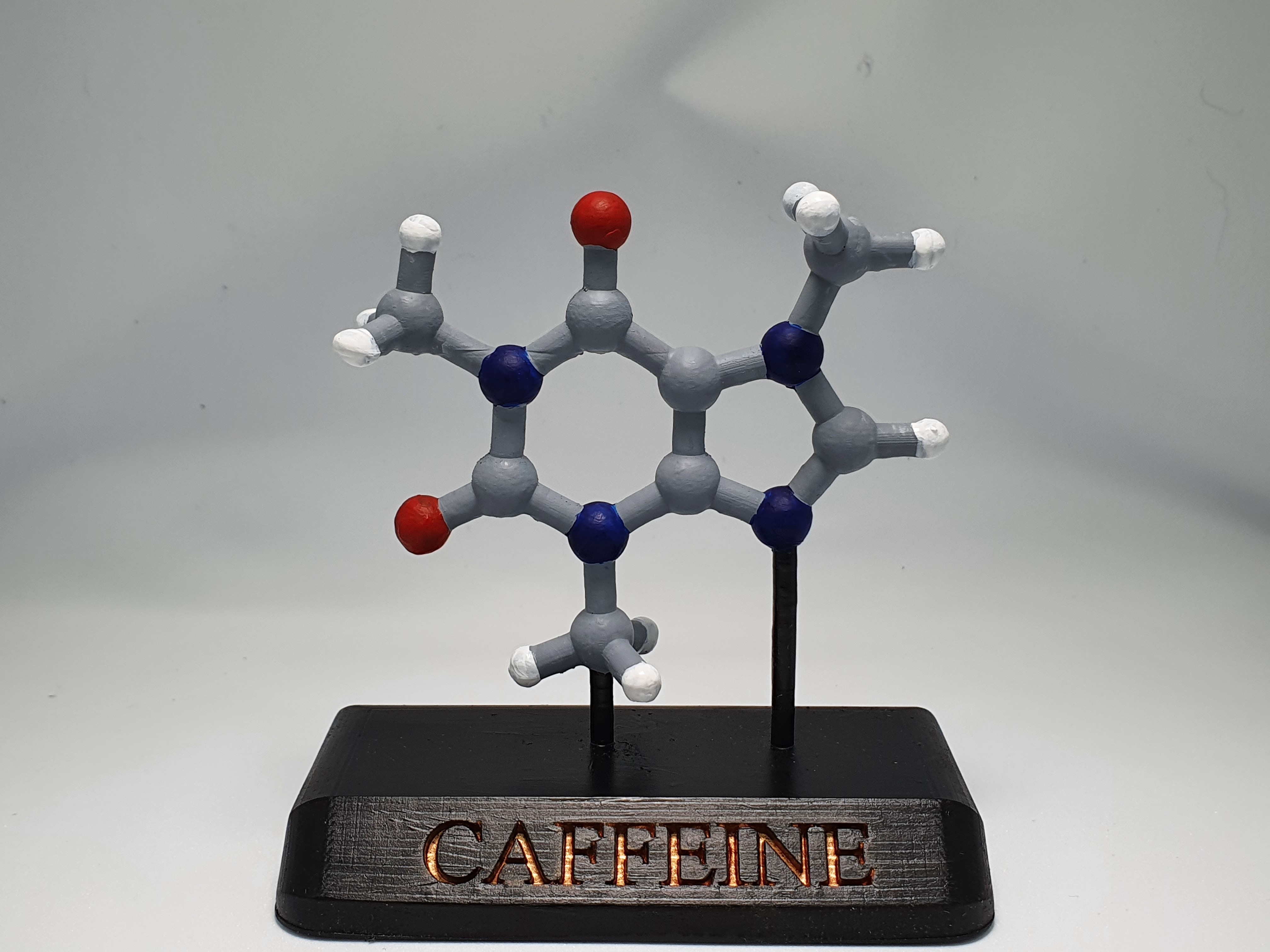 Free STL file Caffeine 🎨 ・3D printable model to download・Cults