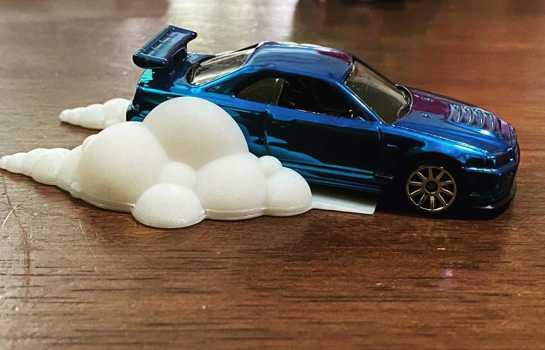 🔥 Tyres Burn Out Smoke Effect for Hotwheels・ STL File for ・Cults