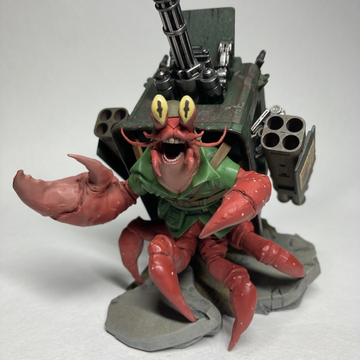 STL file HERMAN CRAB 🦀 ・Model to download and 3D print・Cults