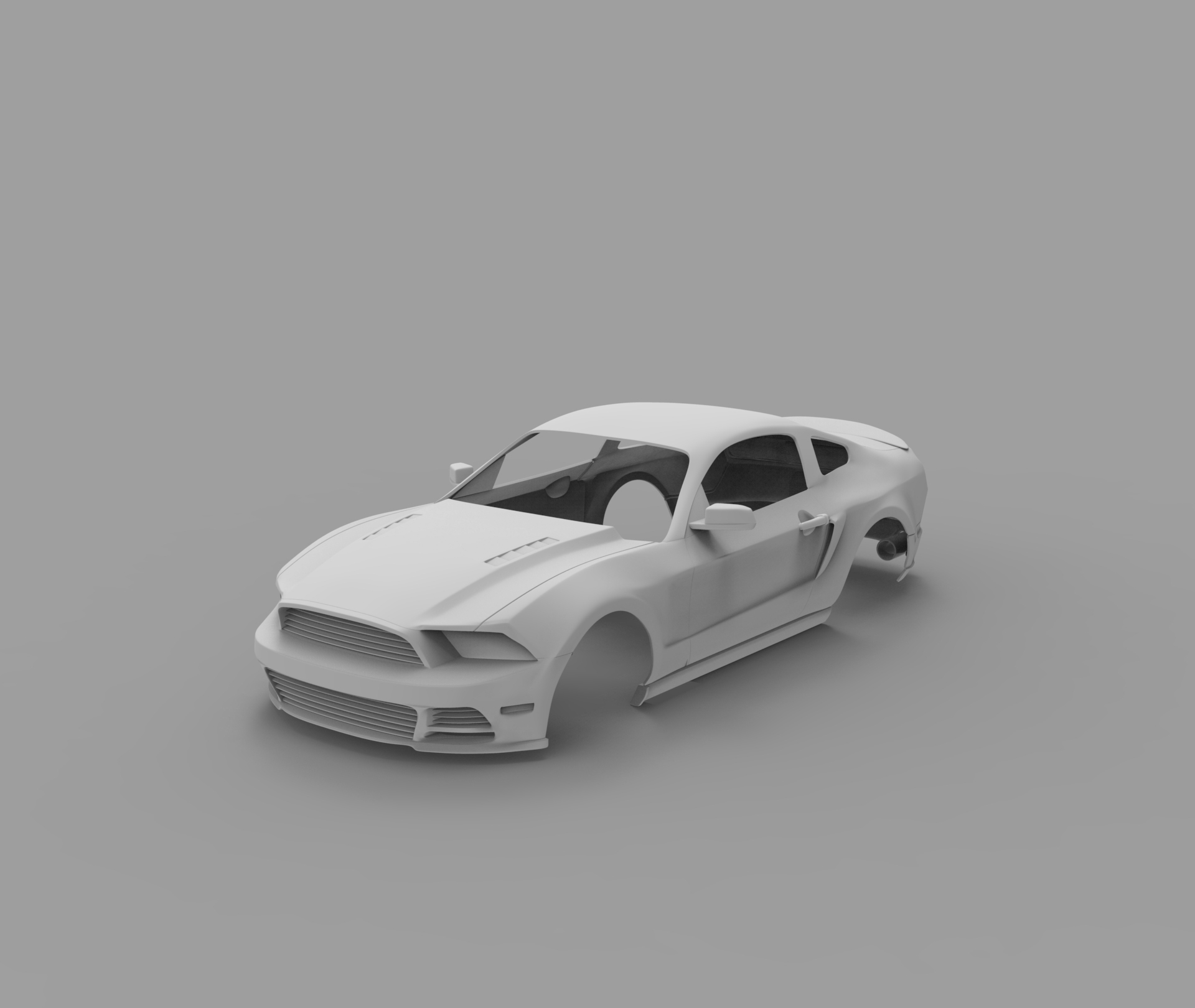 🚙 ford mustang 2014 RC body shell 3D print model・ STL File for ・Cults