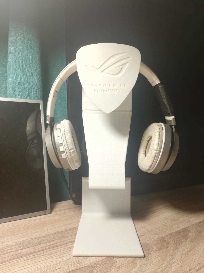 🎧 headphone holder/ Headphone stand asus rog・ STL File for ・Cults