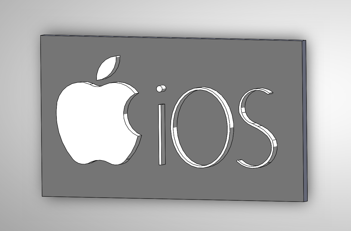 3D file APPLE IOS LOGO 🍎 ・3D printable model to download・Cults