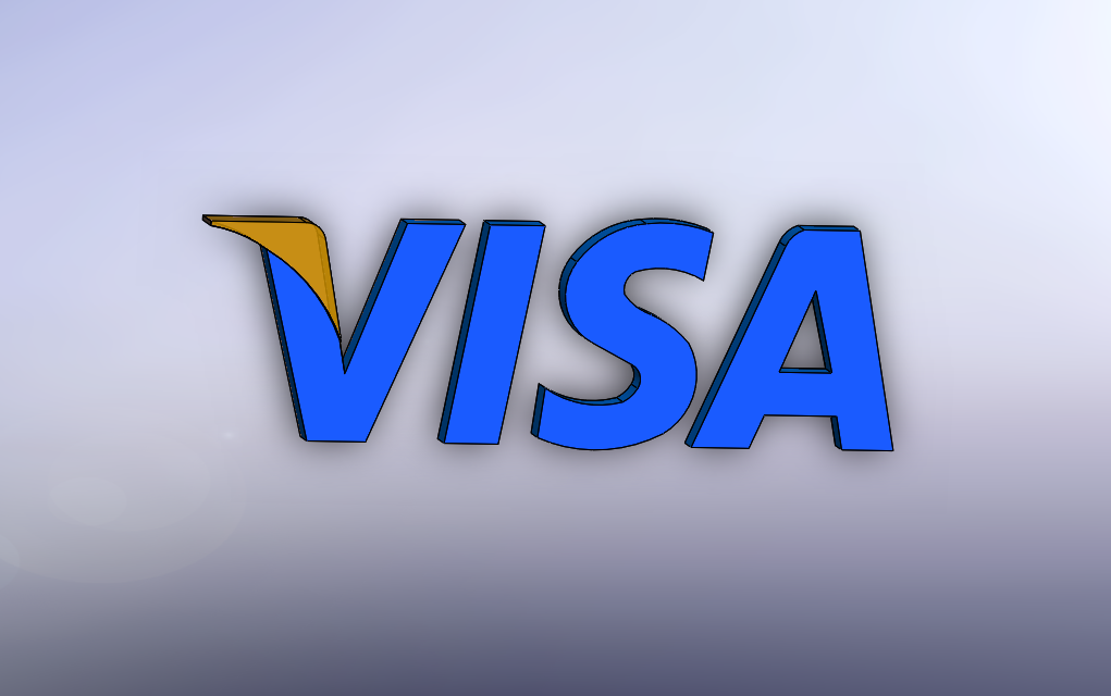 3D file VISA LOGO 👗 ・3D printing template to download・Cults